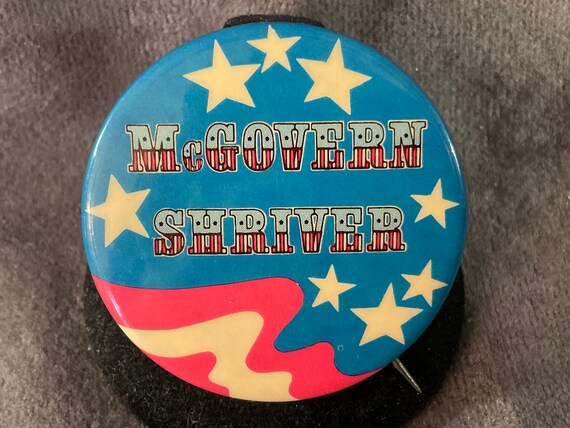 Vintage McGovern Shriver 1972 Presidential Campaign P… - Gem