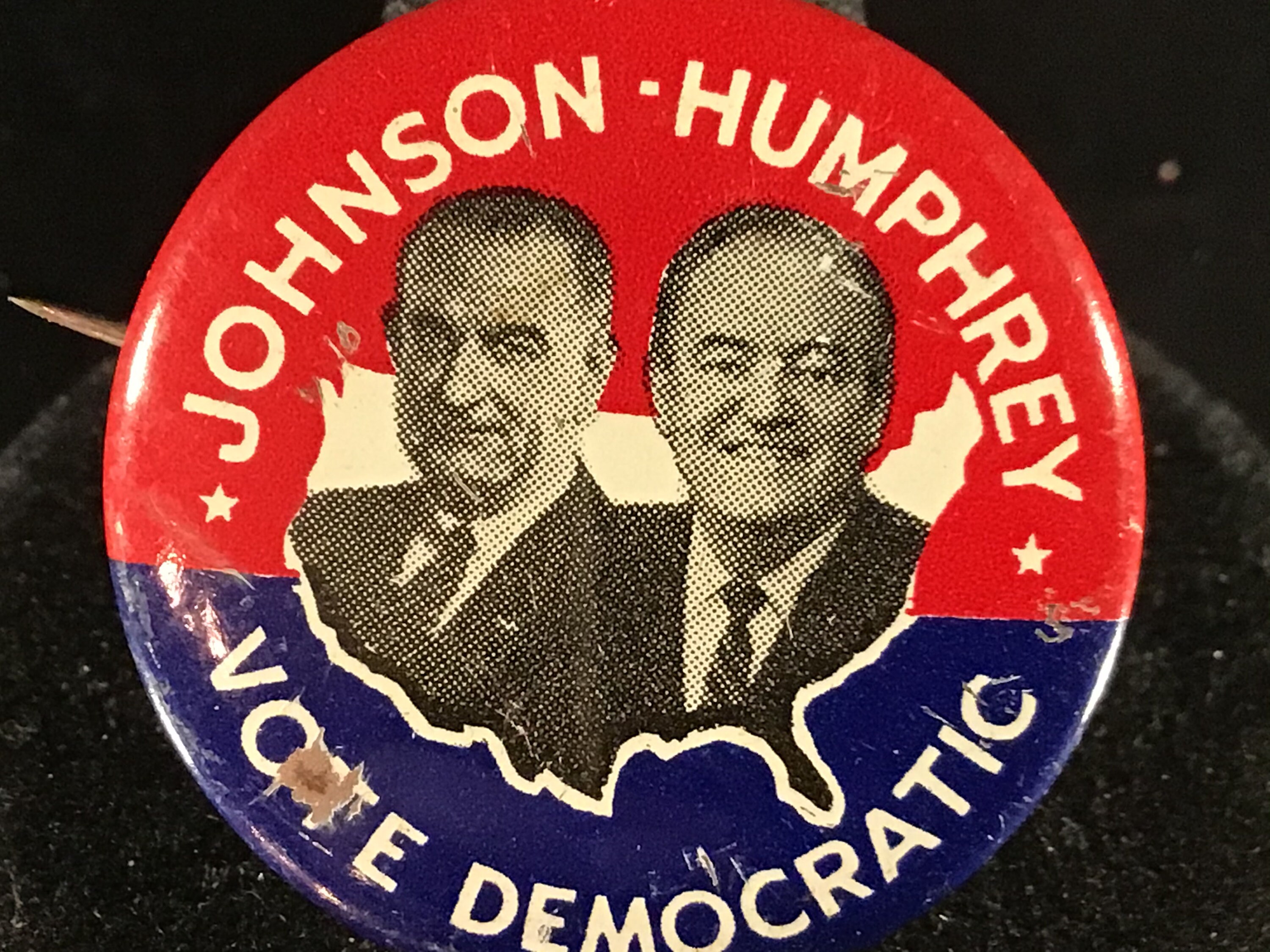 Vintage Johnson Humphrey Vote Democratic 1964 1 1/8 - Etsy UK