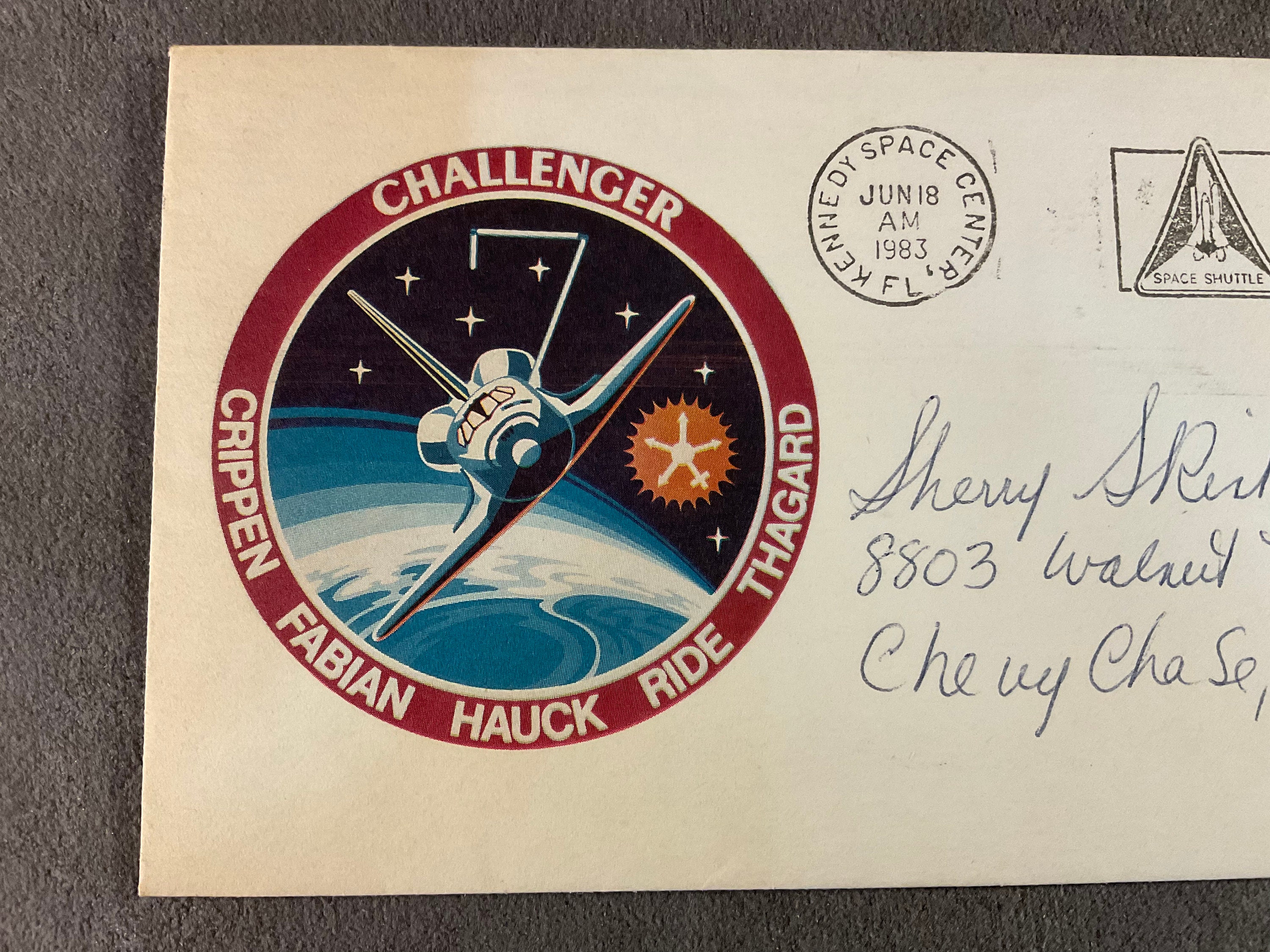 Space Shuttle Challenger Stamp