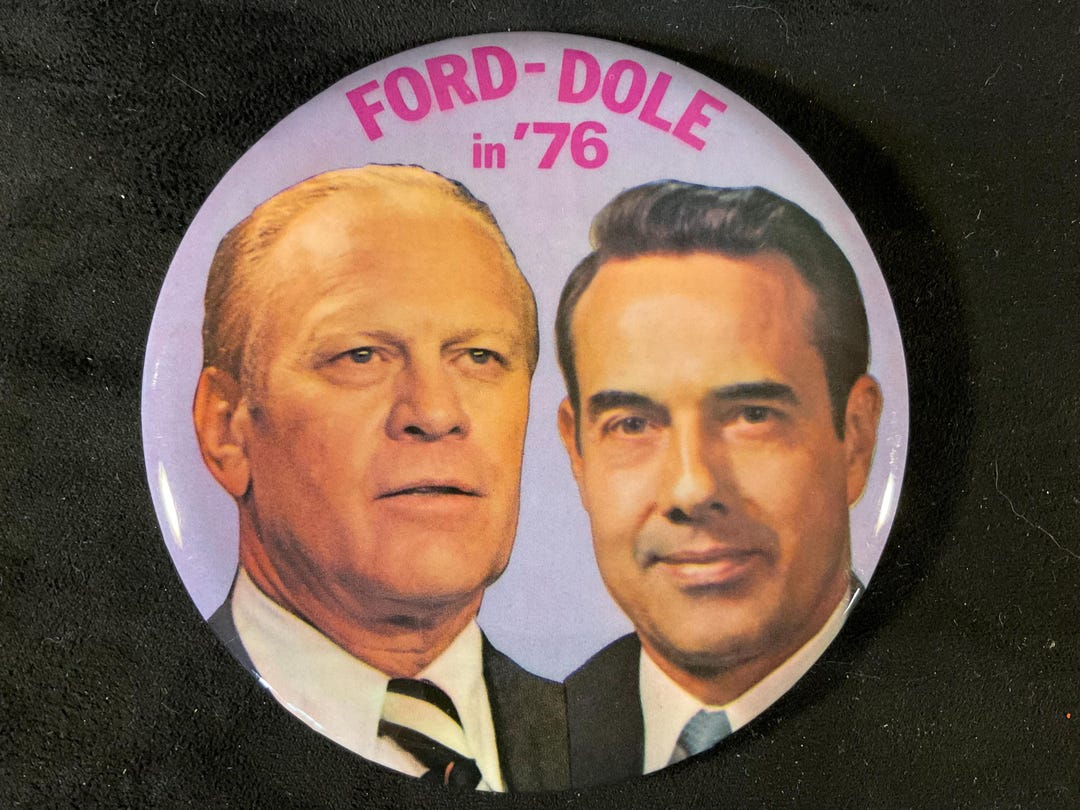 Vintage Ford- Dole in ‘76 - Gerald Ford/bob Dole 1976 Presidential ...