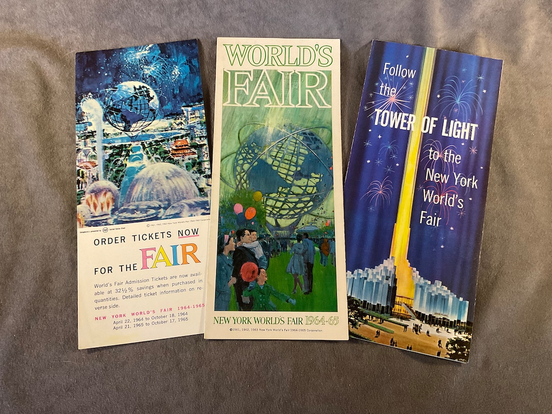 Vintage 1964-65 New York World’s Fair Pamphlet/brochure -order Tickets ...
