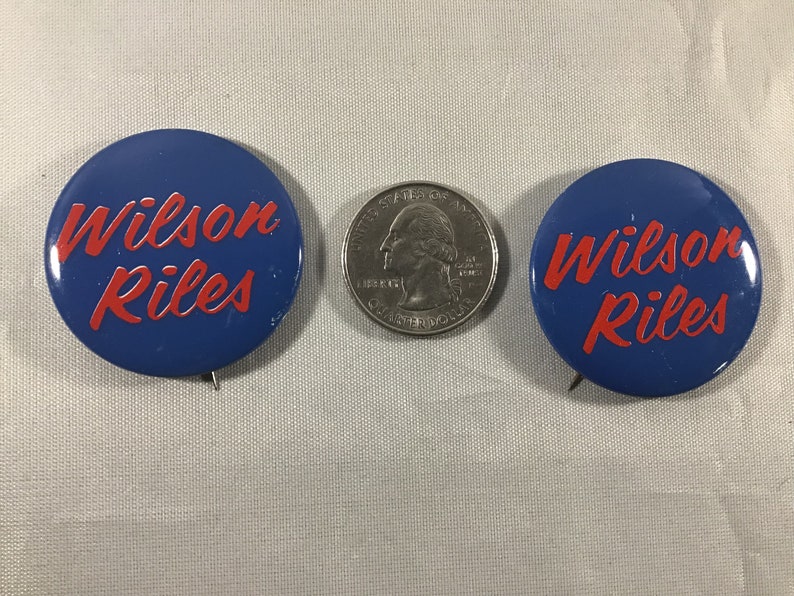 Vintage Wilson Riles Campaign Pinback Button CA Supt. Public | Etsy