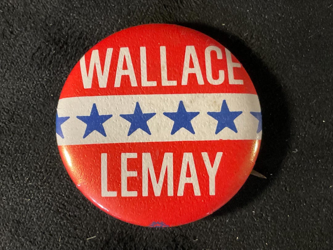 Vintage Wallace - Lemay - 1968 George Wallace & Curtis Lemay ...