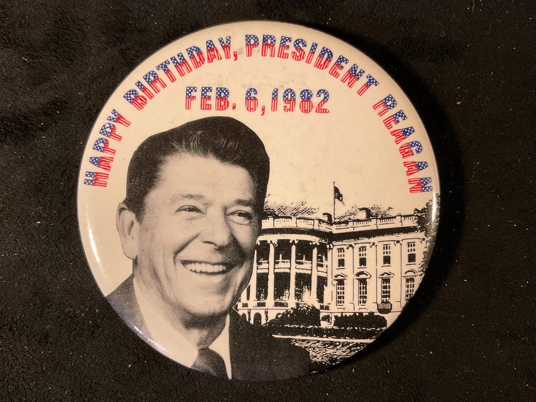 Vintage Happy Birthday, President Reagan Feb. 6, 1982 - Ronald Reagan ...