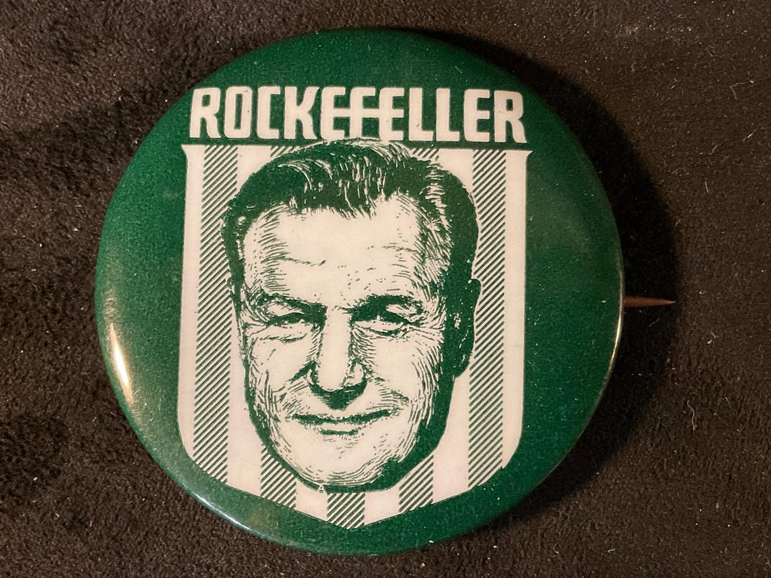 Vintage Rockefeller Nelson Rockefeller Presidential Campaign Pinback ...
