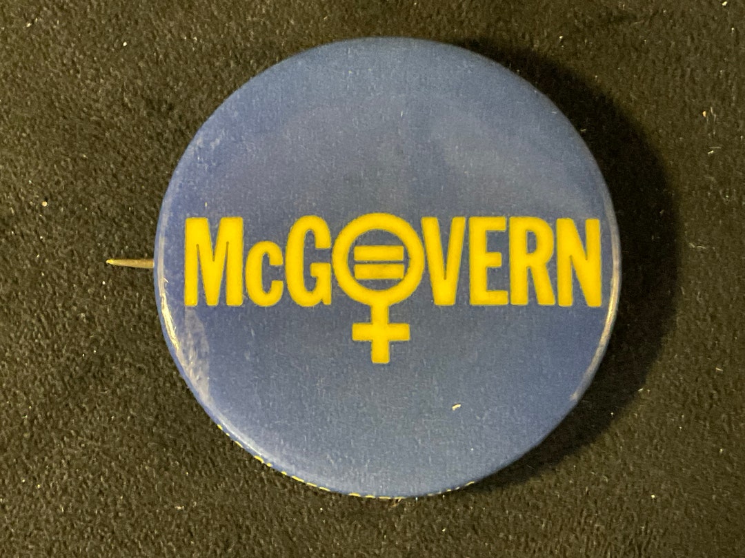 Vintage Mcgovern '72 Campaign Button: Female Equality Symbol - Etsy