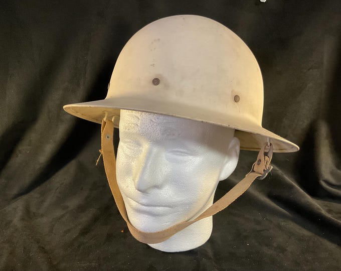 Antique WWII Officer of Civilian Defense Metal Helmet - Original WII ...