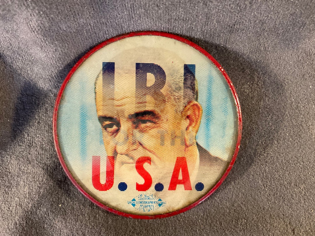 Vintage LBJ for the U.S.A. 3 Lenticular/flasher 1964 Presidential ...