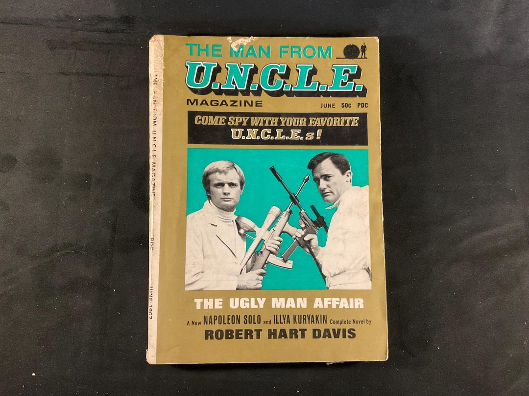 Vintage the Man From U.N.C.L.E. Magazine: June 1967, the Ugly Man ...