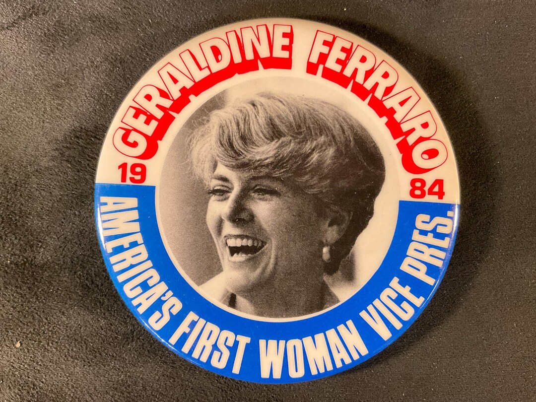 Vintage Geraldine Ferraroamerica's First Woman Vice President 1984 ...