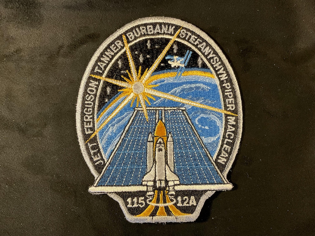 Vintage STS-115/ISS-12A Atlantis NASA Space Shuttle Mission Patch ...