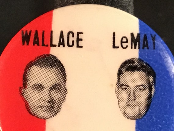Vintage George Wallace and Curtis LeMay Jugate Politi… - Gem