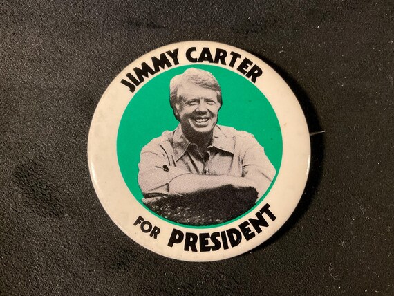 Vintage Jimmy Carter For President Campaign Button-Pi… - Gem