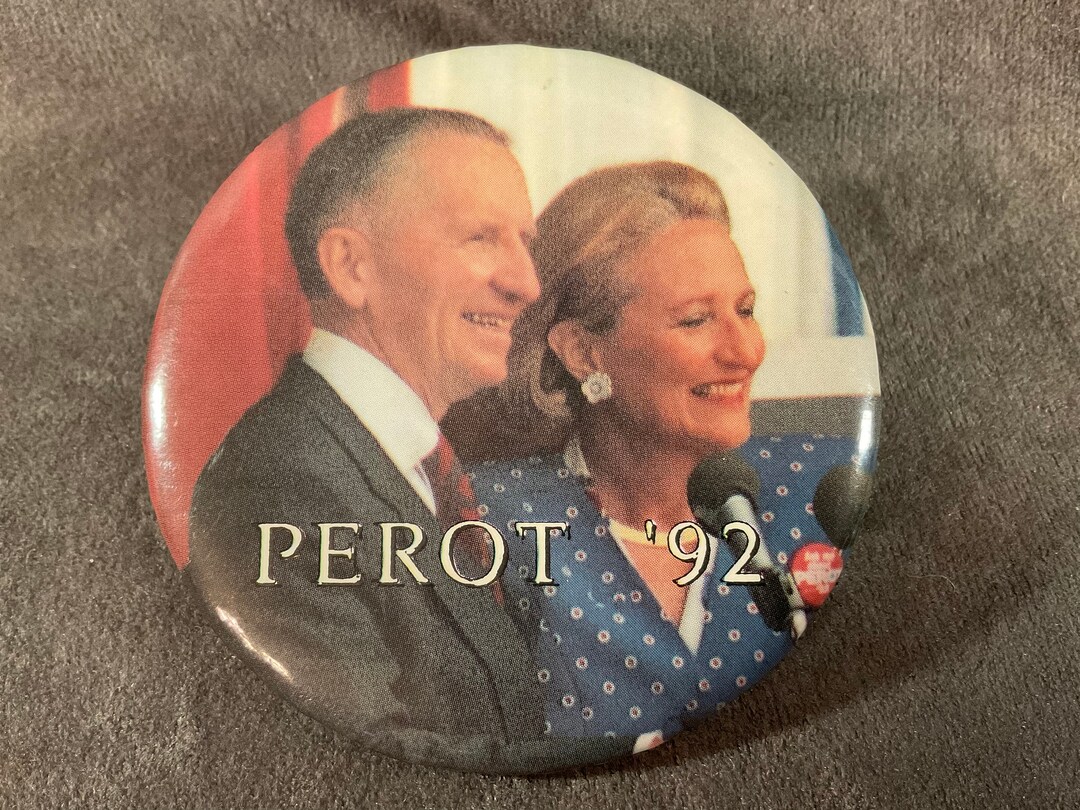 Vintage Perot ‘92 With Ross and Margot Perot Photo Presidential ...