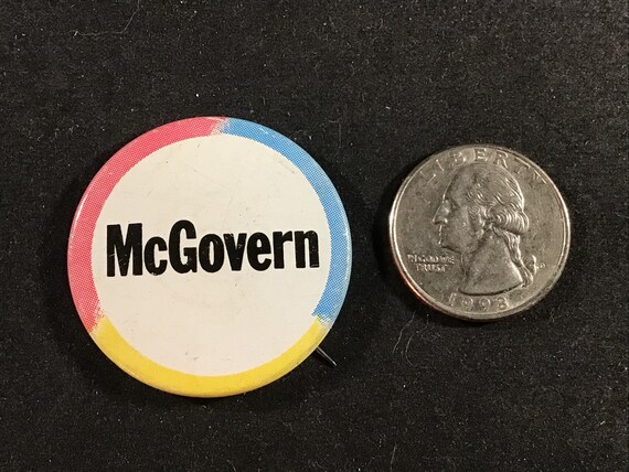 Vintage McGovern Pastel Color Presidential Campaign P… - Gem