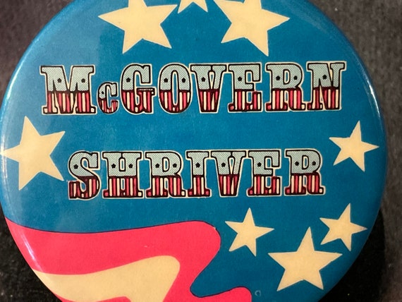 Vintage McGovern Shriver 1972 Presidential Campaign P… - Gem