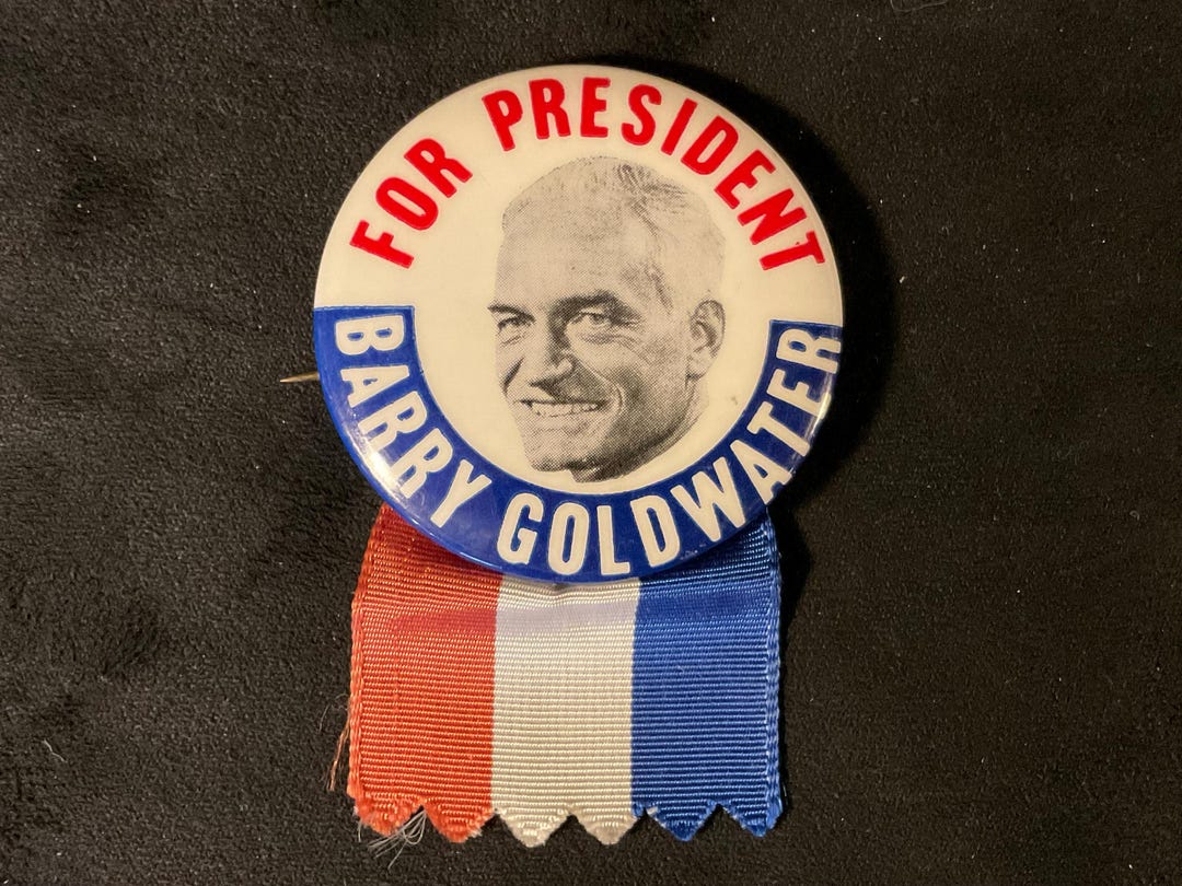 Vintage 1964 Barry Goldwater for President - Barry Goldwater ...