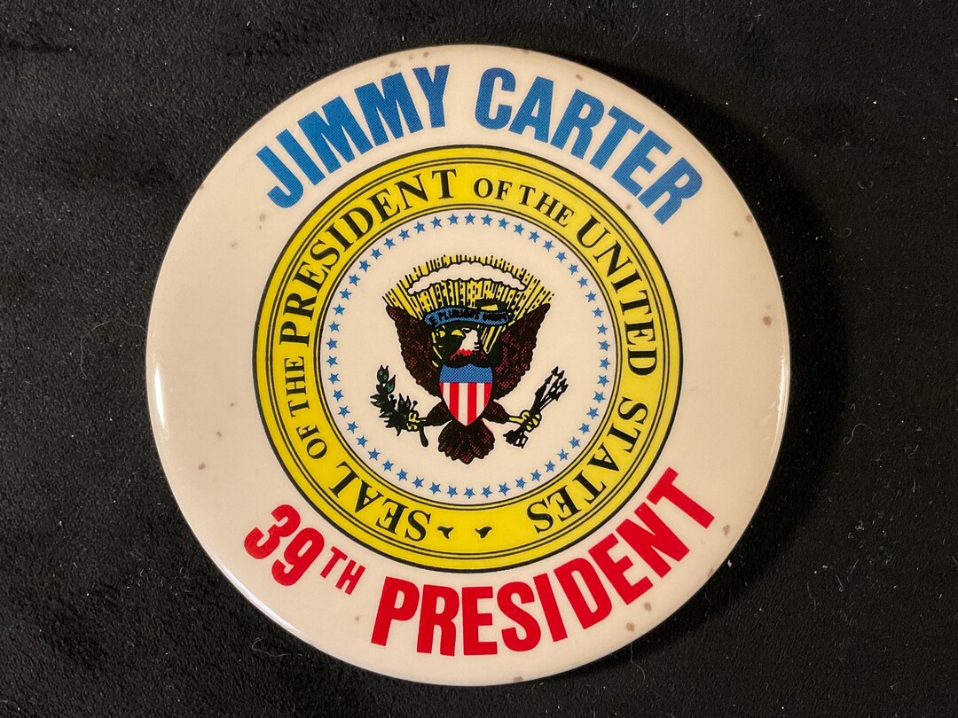 Vintage 3” Jimmy Carter 39th President With Presidential Seal - Jimmy ...
