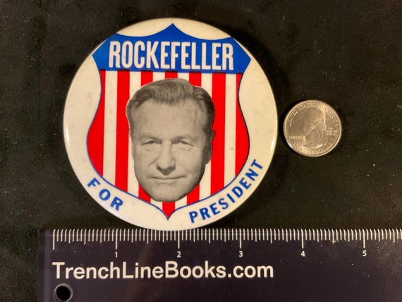 Vintage Rockefeller For President - 1968 Nelson Rocke… - Gem