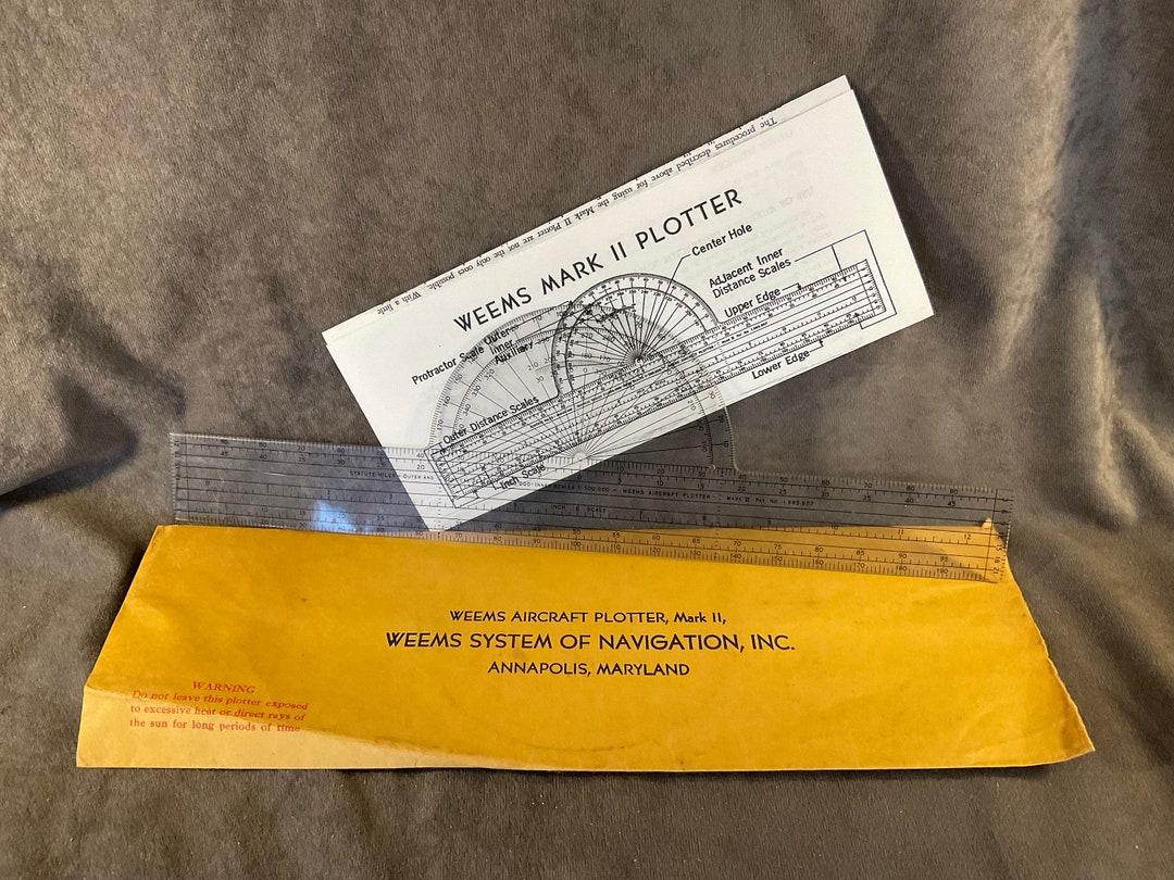 Vintage 1950s Weems Aircraft Plotter Mark II Original Military ...