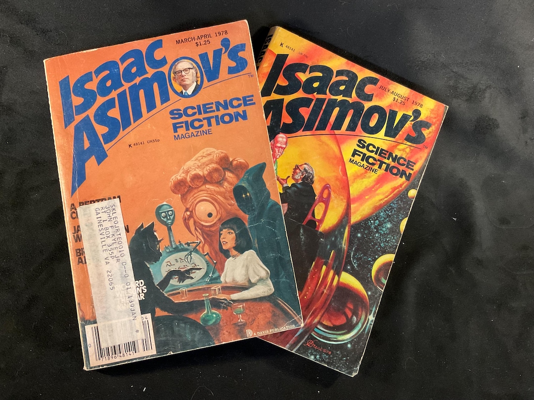 Vintage Isaac Asimov’s Science Fiction Magazine - Mags From March/april ...