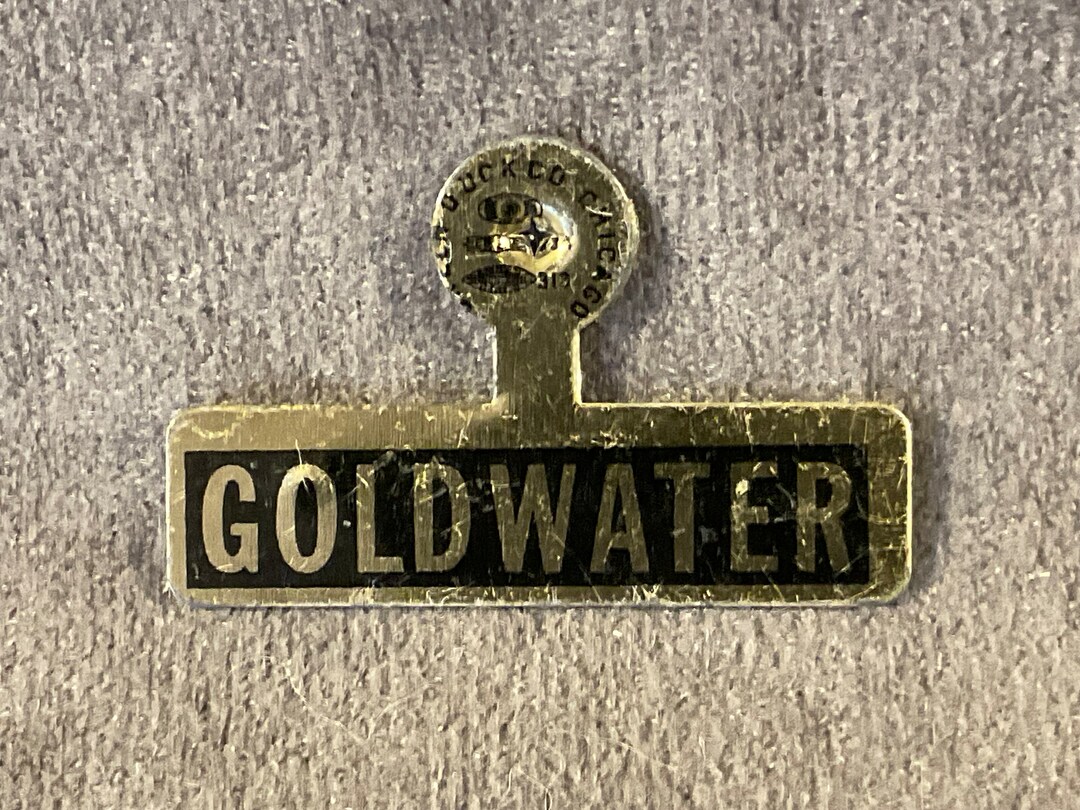 Vintage Goldwater - 1964 Barry Goldwater Rectangle Shaped Presidential ...