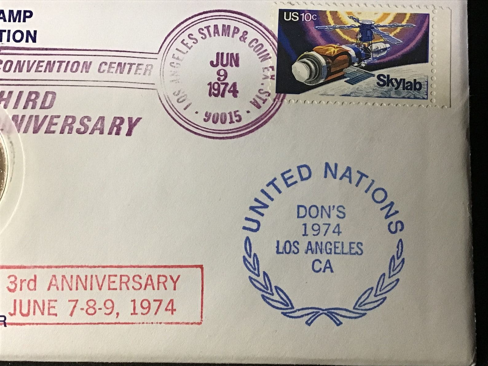 Vintage 1972 Los Angeles Stamp and Coin Convention Coin and | Etsy