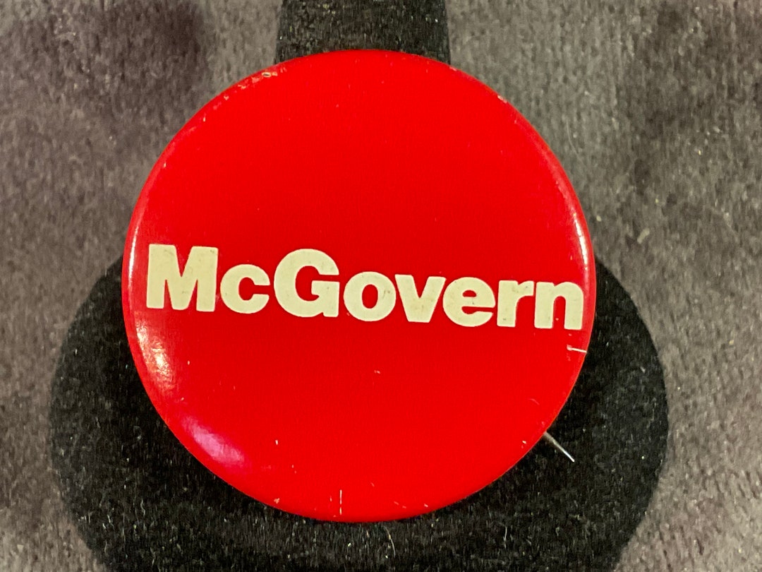 Vintage McGovern 1 3/8 Presidential Campaign Pinback/Button 1972 ...
