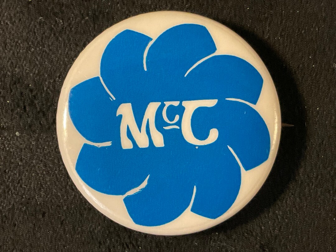 Vintage Mcc Marked Aug 15, 1968 Eugene Mccarthy 1968 Democratic Primary ...