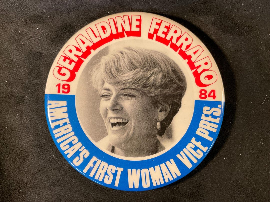 Vintage Geraldine Ferraro america's First Woman Vice President 1984 ...