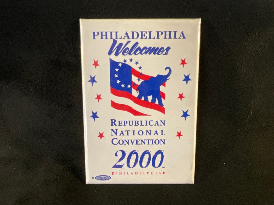 Vintage Philadelphia Welcomes Republican National Convention 2000 - RNC Presidential Campaign ...