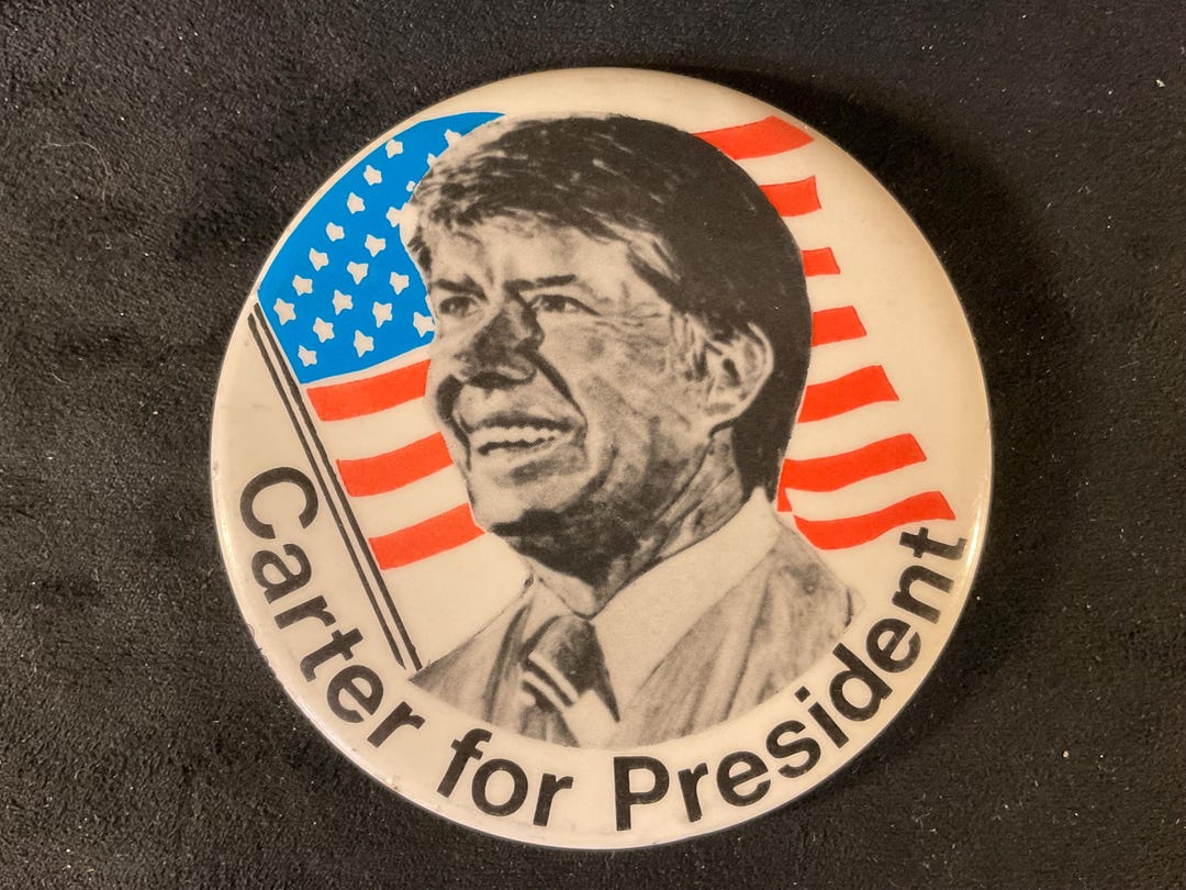 Vintage Carter for President - 1976 Jimmy Carter Presidential Campaign ...