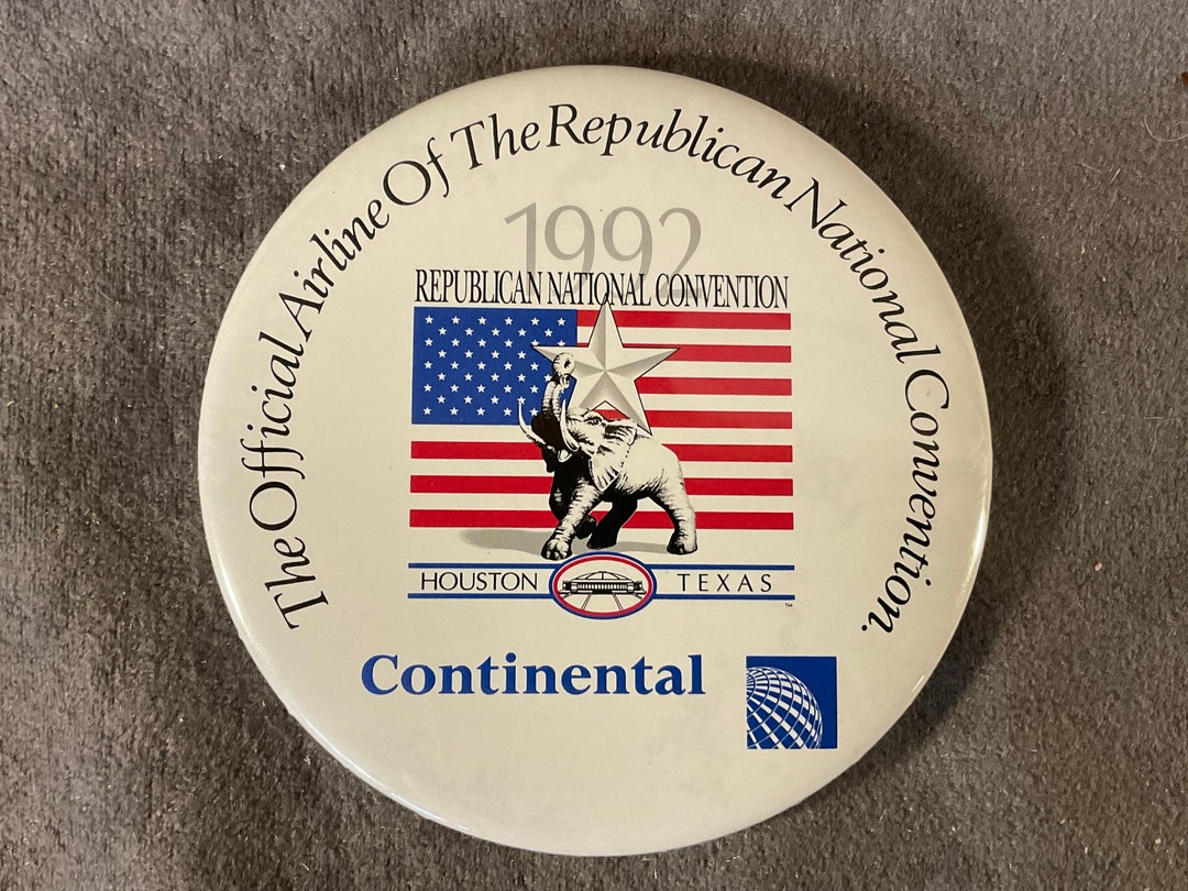 Vintage 1992 Republican National Convention Official Airlines ...