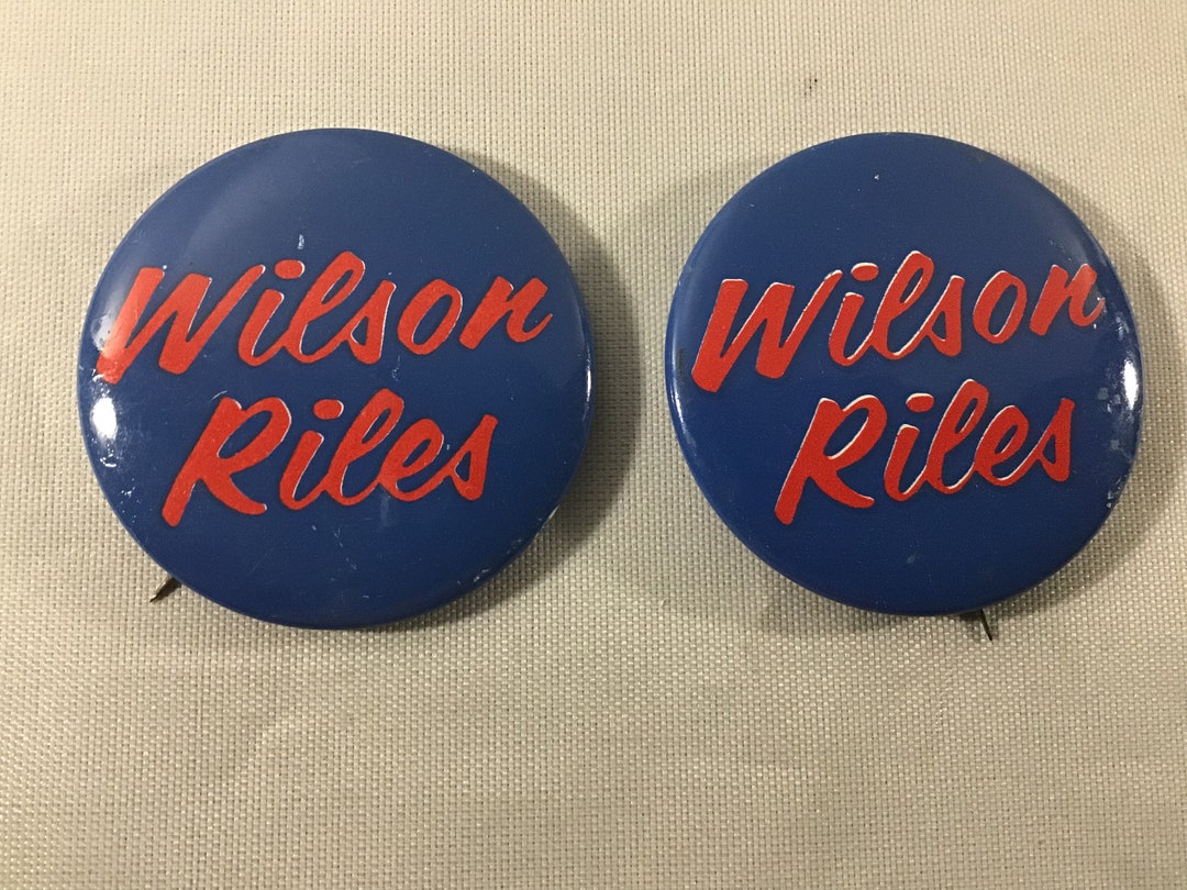 Vintage Wilson Riles Campaign Pinback Button - CA Supt. Public ...