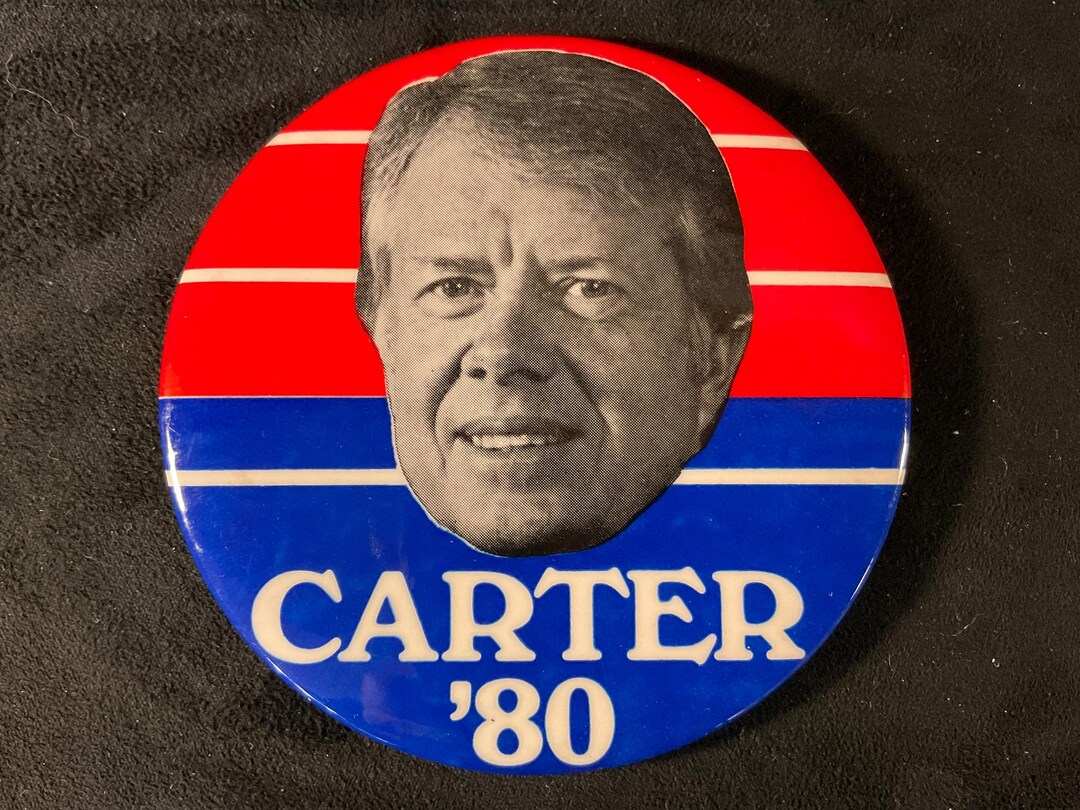 Vintage Carter ‘80 - Jimmy Carter Re-election Presidential Campaign ...