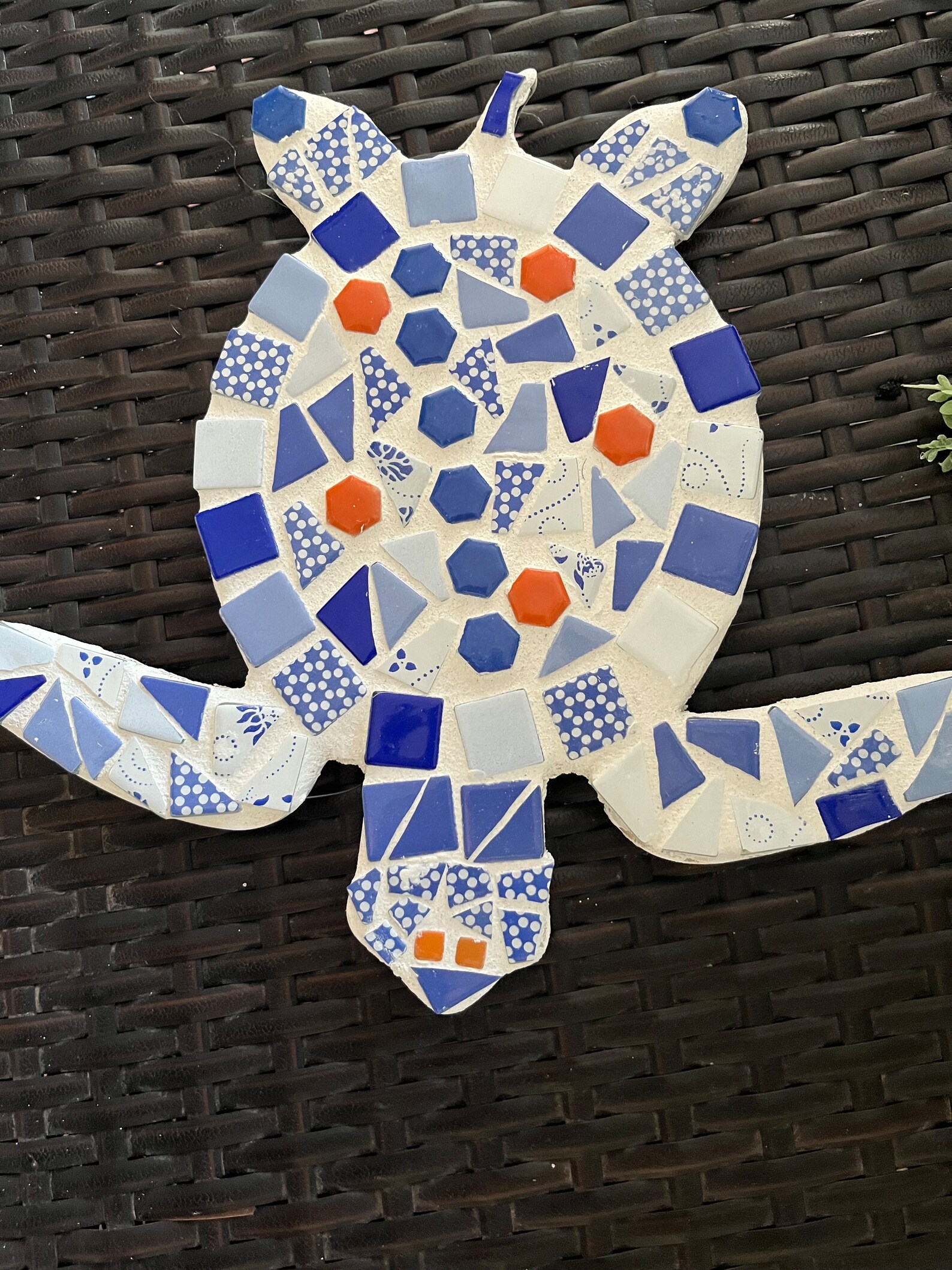 Sea Turtle in a Beautiful Mosaic Design. Perfect for the Beach Lovers ...