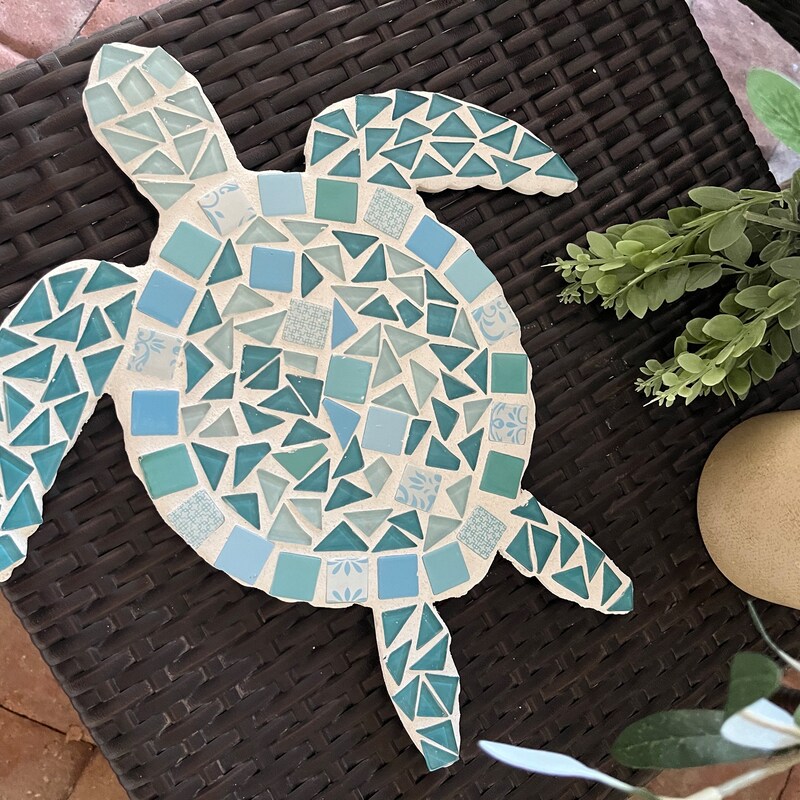 Sea Turtle Mosaic - Etsy