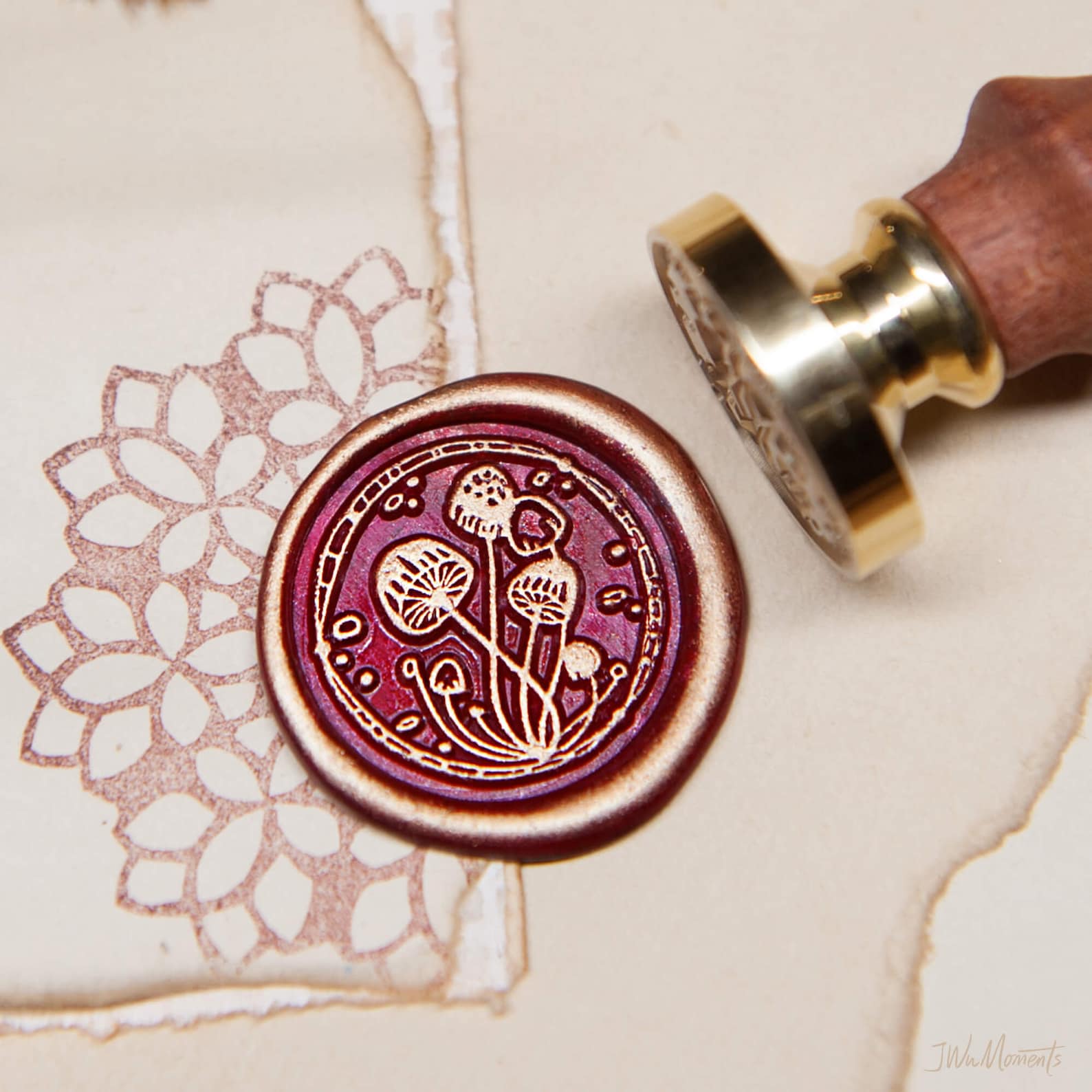 Mushrooms Wax Seal Stamp Original Design Vintage Wax Seal - Etsy