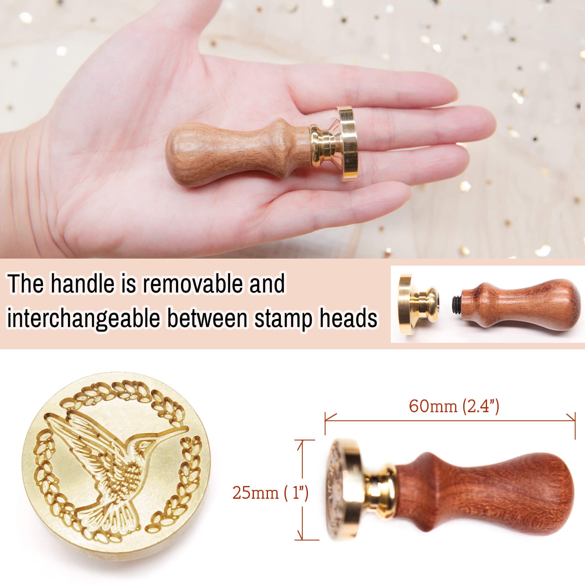 Hummingbird Wax Seal Stamp Vintage Wedding Invitation Seal - Etsy