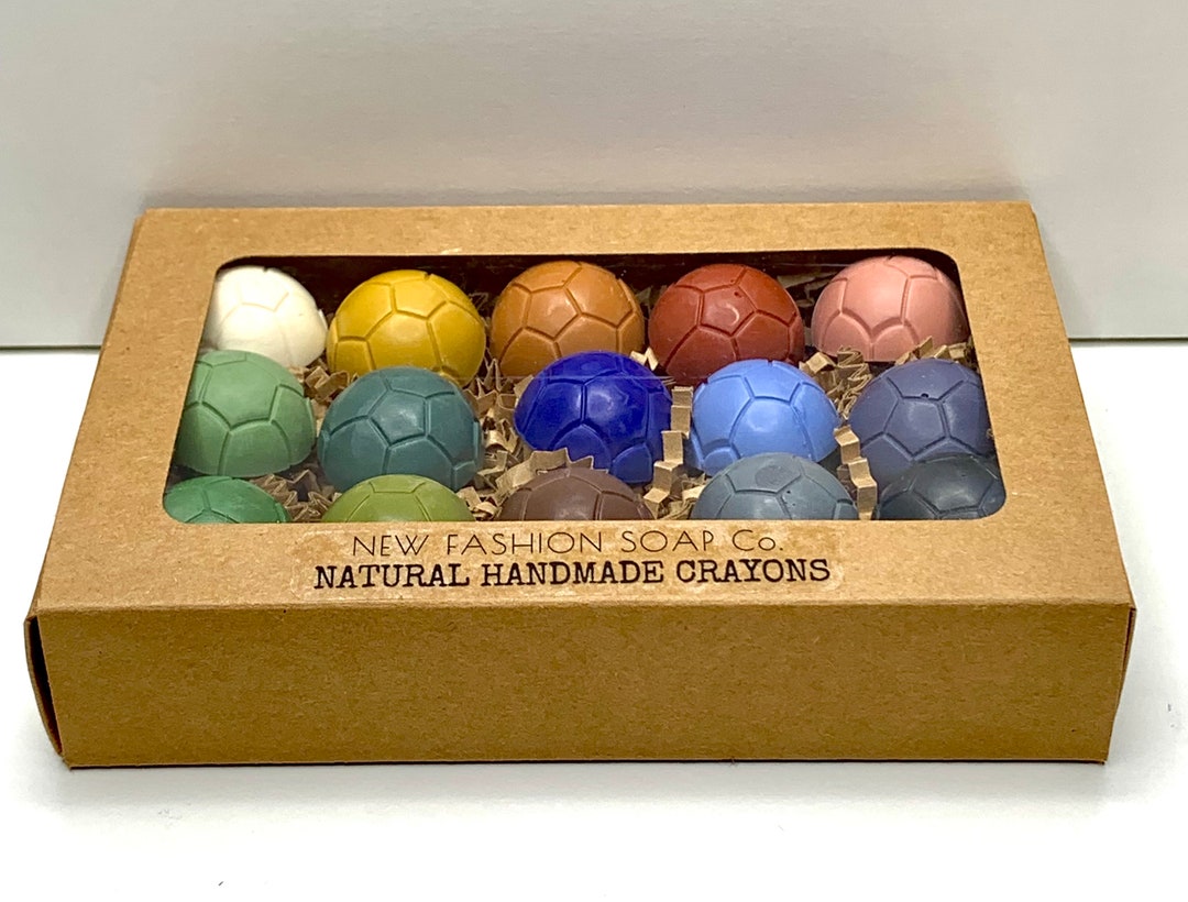 SOCCER BALL CRAYONS - Natural Nontoxic Handmade From Scratch-party ...