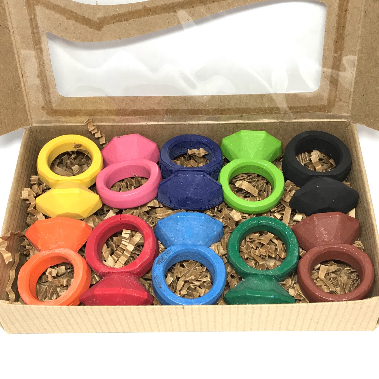 Recycled Diamond Ring Crayons: Non-toxic Party Favors - Set of 10 - Etsy