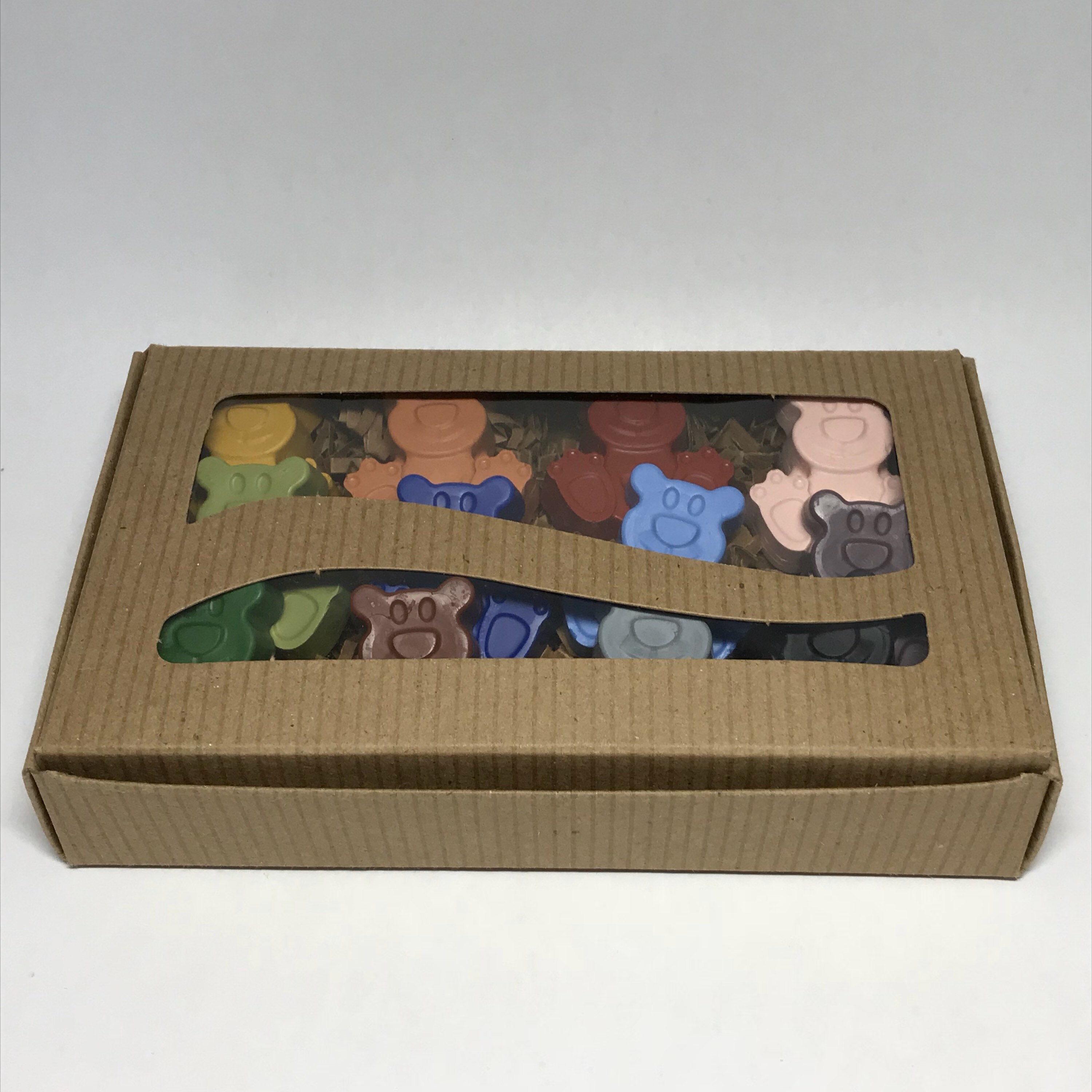 BEAR HANDMADE CRAYONS Nontoxic 1 set of 12. Teddy Bear | Etsy