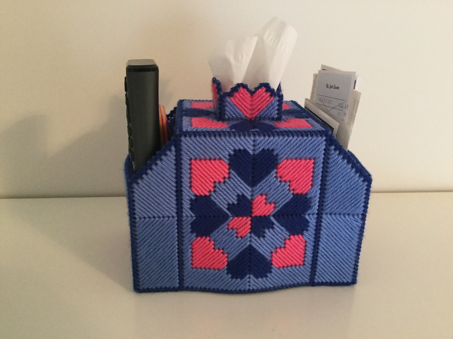 Boutique Tissue Box Cover With Two Pockets - Etsy