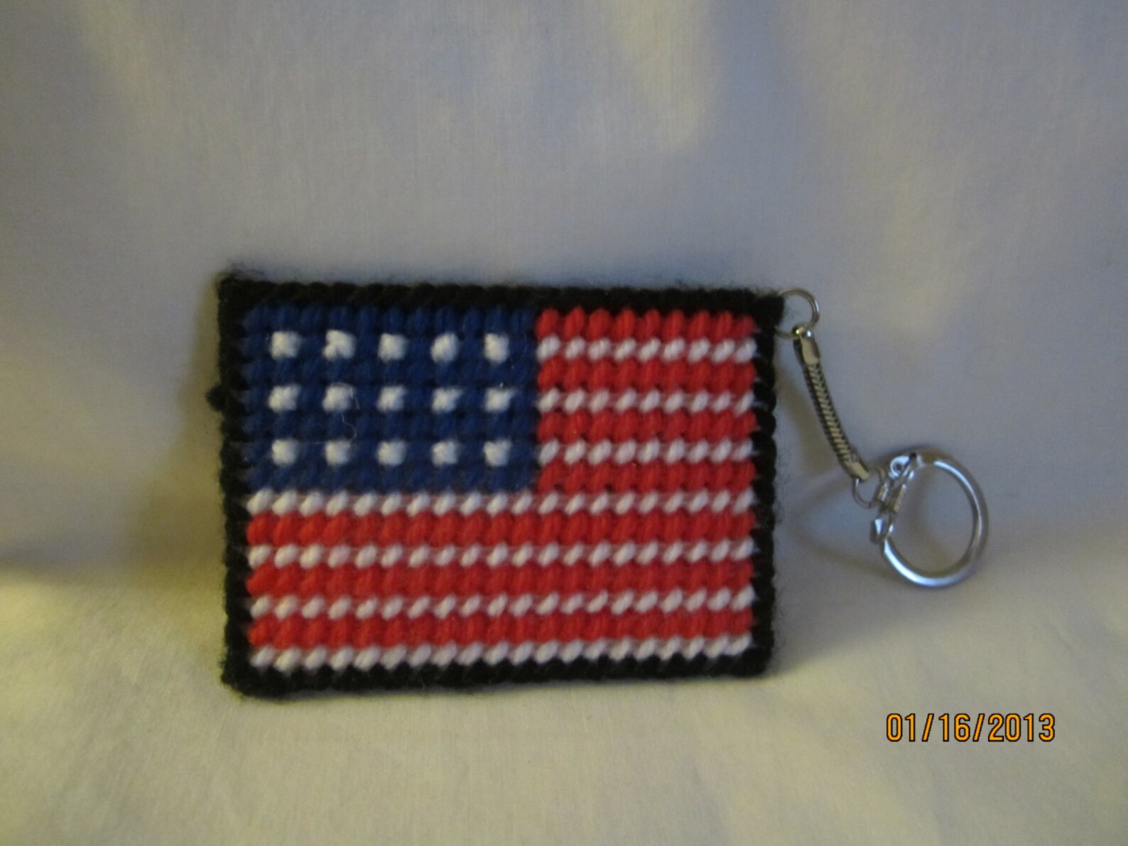 American Flag Key Chain - Etsy