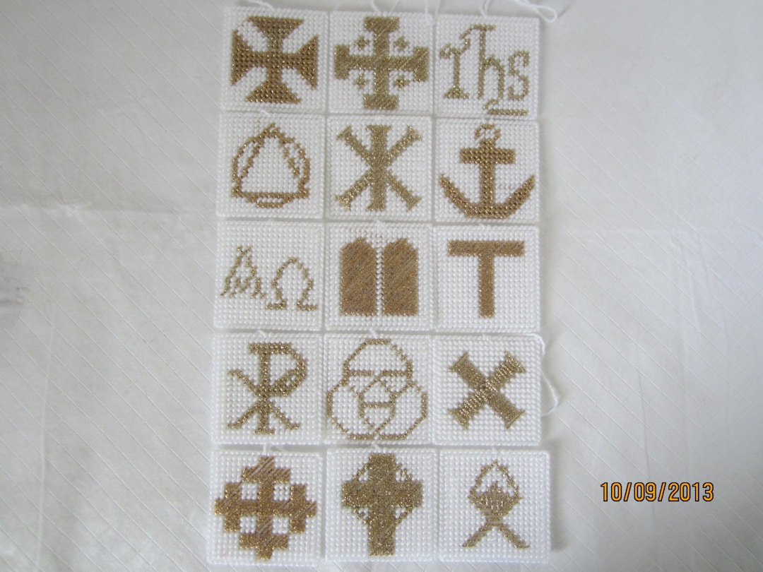 Set of 15 Chrismon Christmas Ornaments in a Box. - Etsy