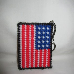 American Flag Key Chain - Etsy