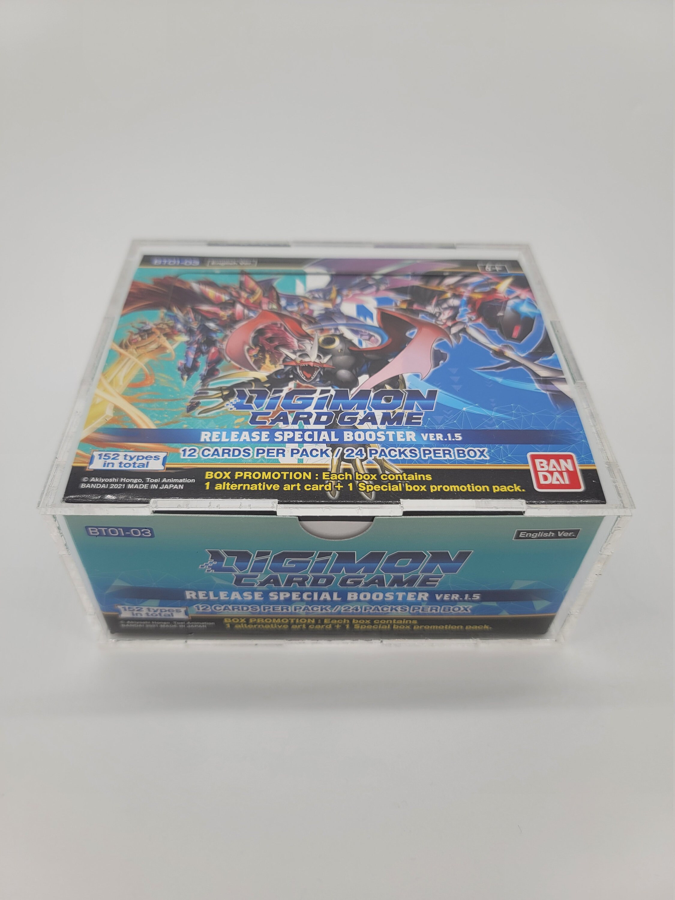 Digimon Acrylic Booster Box Display Case Box, Framing/display Quality ...