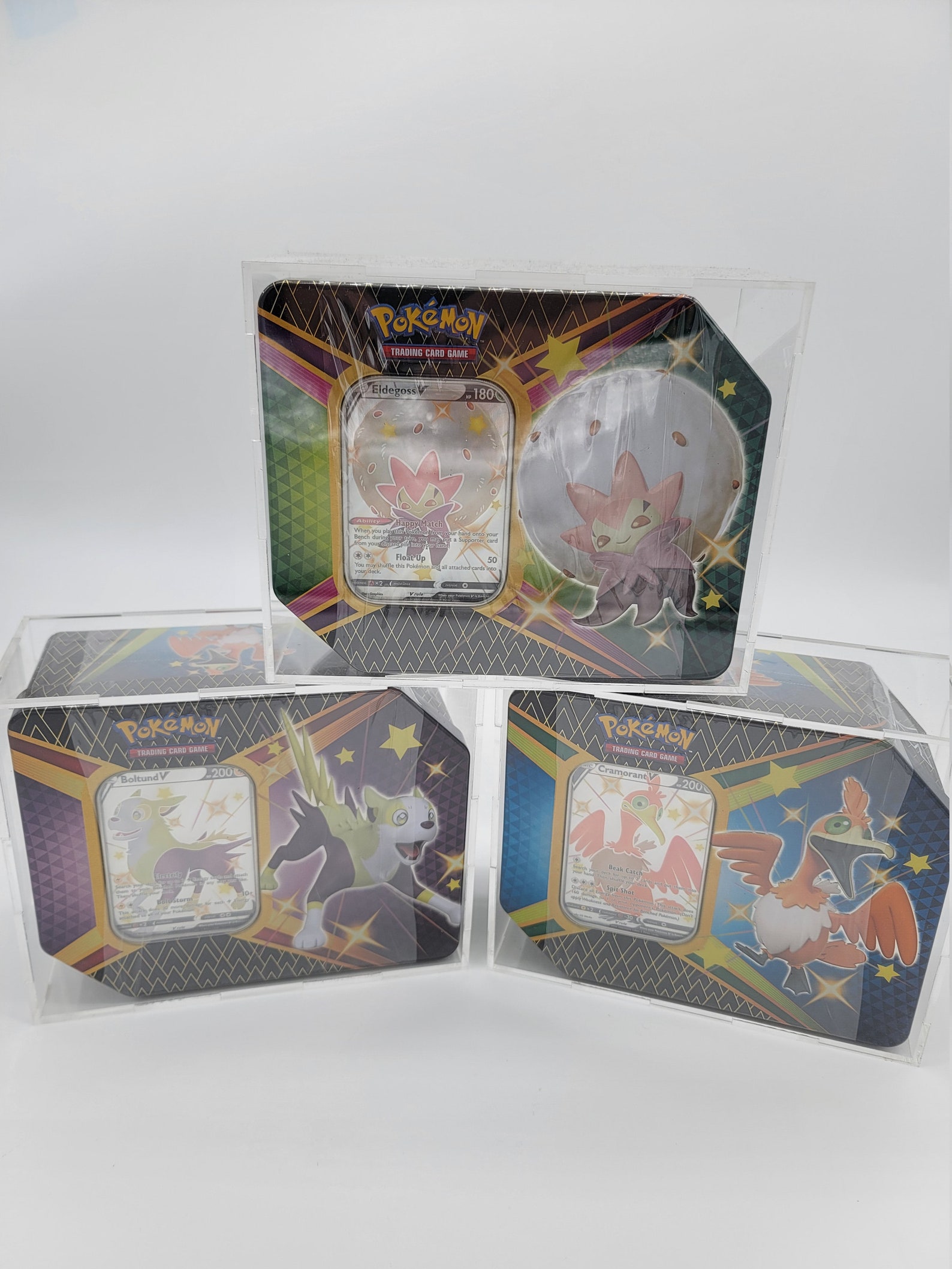 Pokemon Acrylic Tin Display Case Box, Framing/display Quality Grade ...
