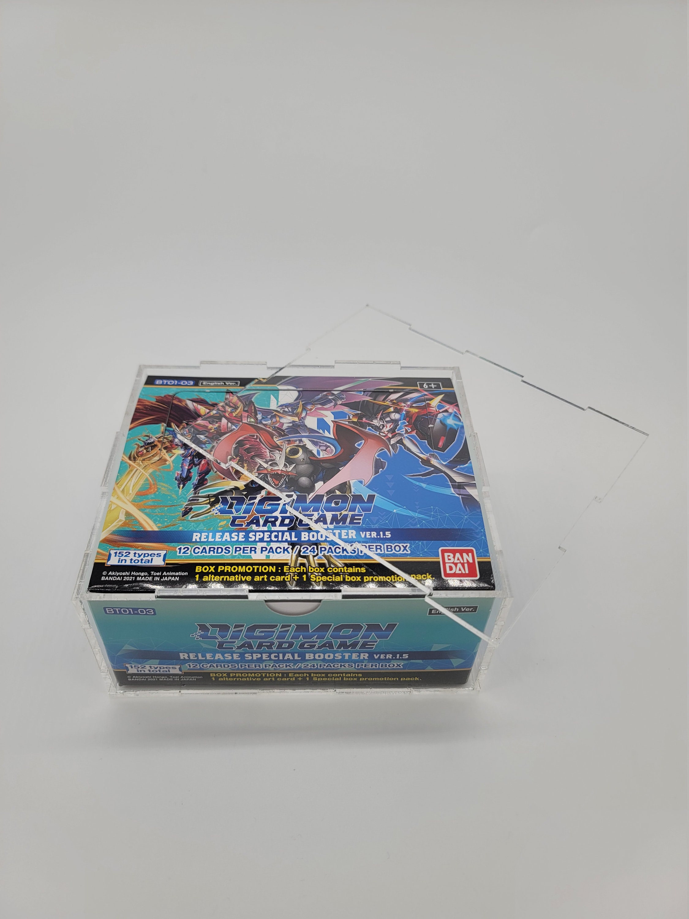 Digimon Acrylic Booster Box Display Case Box, Framing/display Quality ...