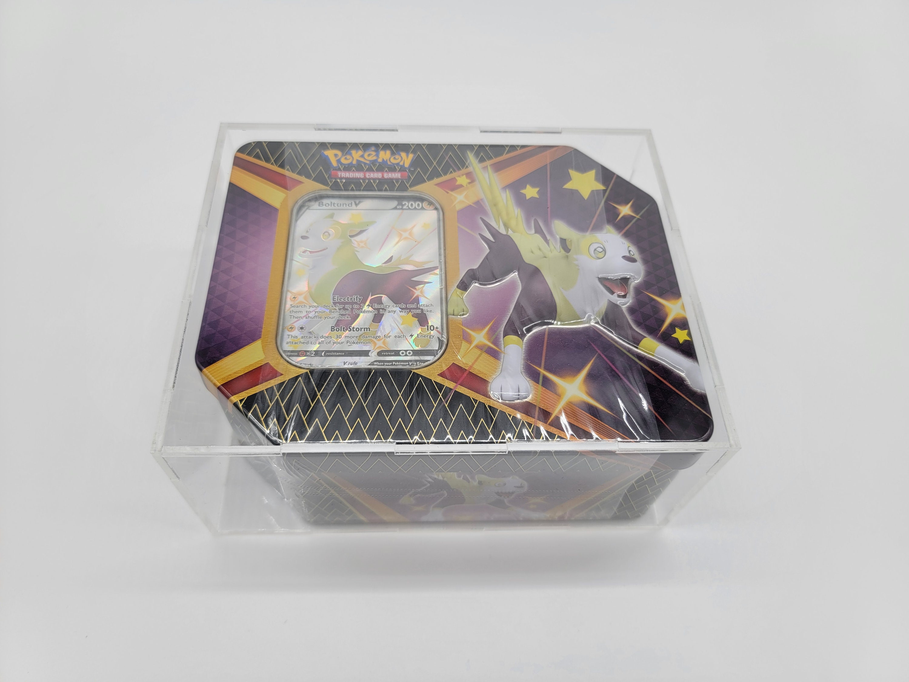Pokemon Acrylic Tin Display Case Box, Framing/display Quality Grade - Etsy